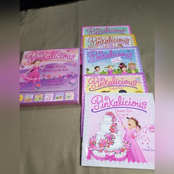 Other | Pinkalicious Take Along Storybook Set 5 Pink Amazing Storybook ...